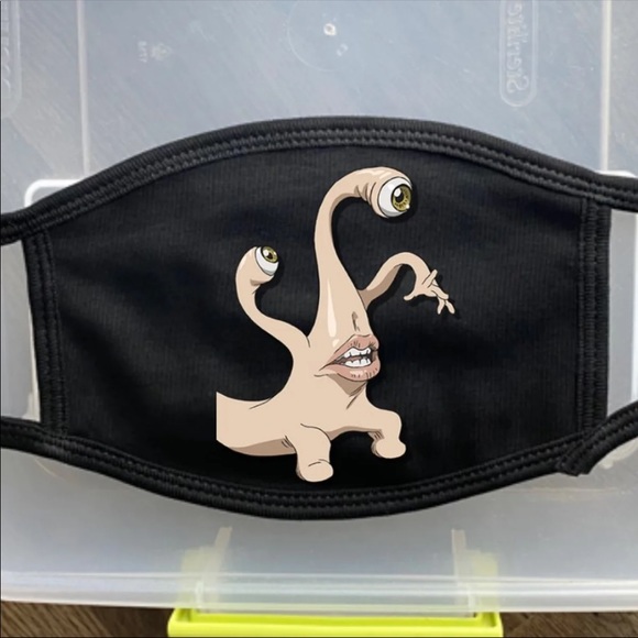 Hand Crafted | Accessories | Migi Parasyte Anime Face Mask | Poshmark